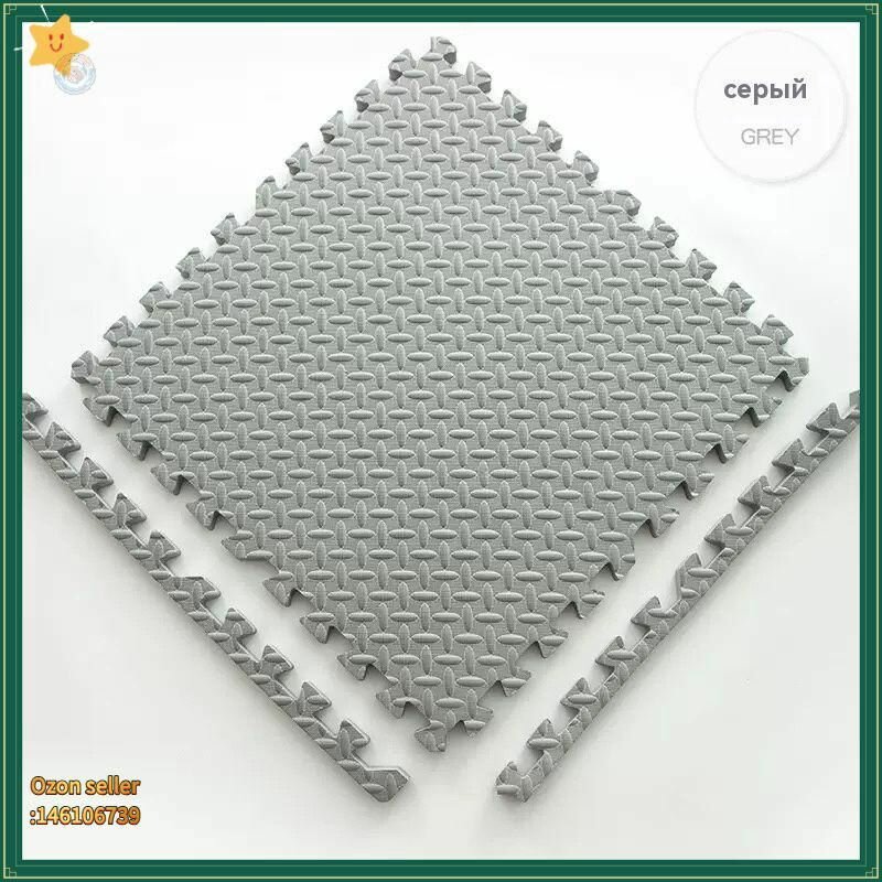 Модульная ПВХ плитка 300х300 мм, 100 шт, легкий монтаж, универсальное напольное покрытие для дома, спорта и улицы, замковая система, износостойкая и влагозащищённая