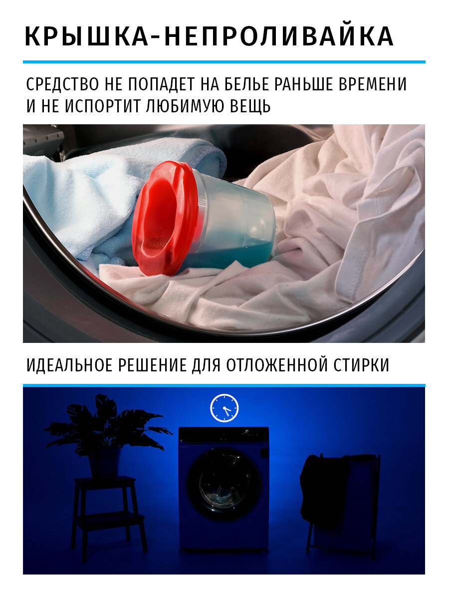 Мерный стаканчик для эффективной стирки