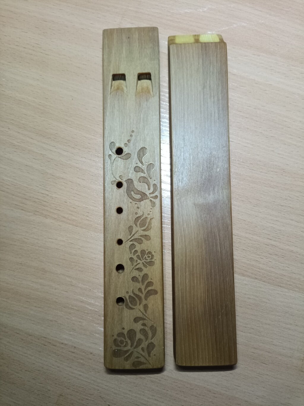 TMA-SDG-DT Двойная прямоугольная флейта Соль (G), Таежная Музыкальная Артель