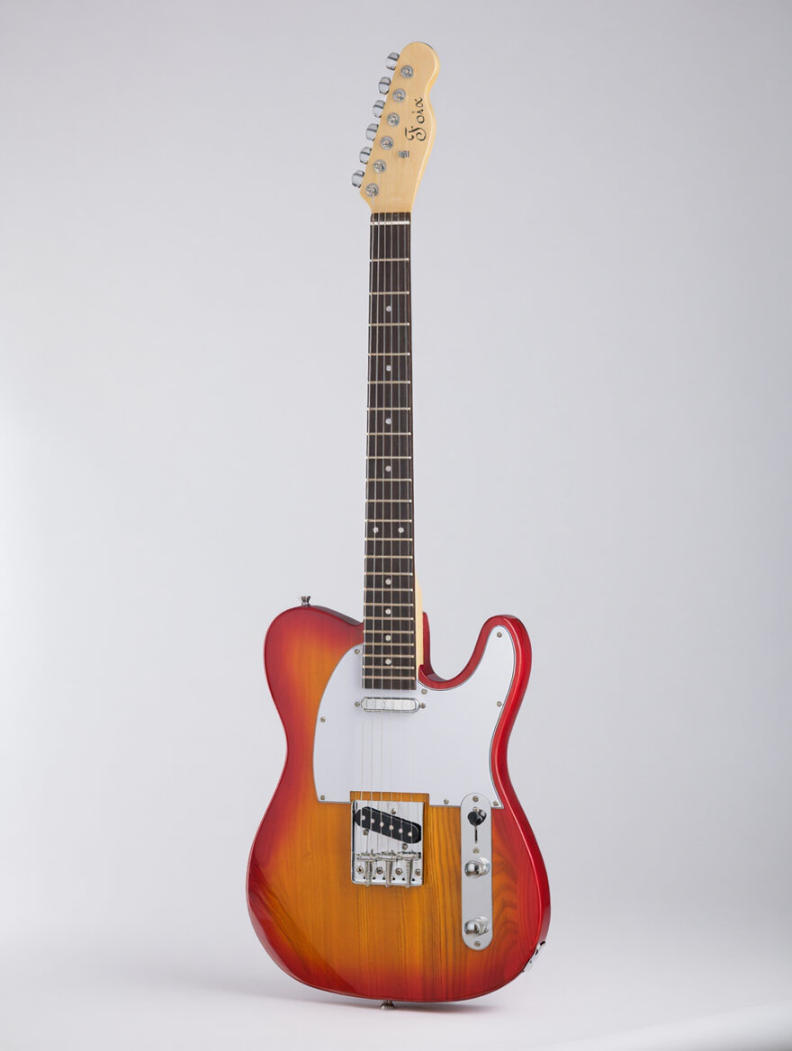 Электрогитара "Telecaster" (S-S), Cherry Sunburst, Foix