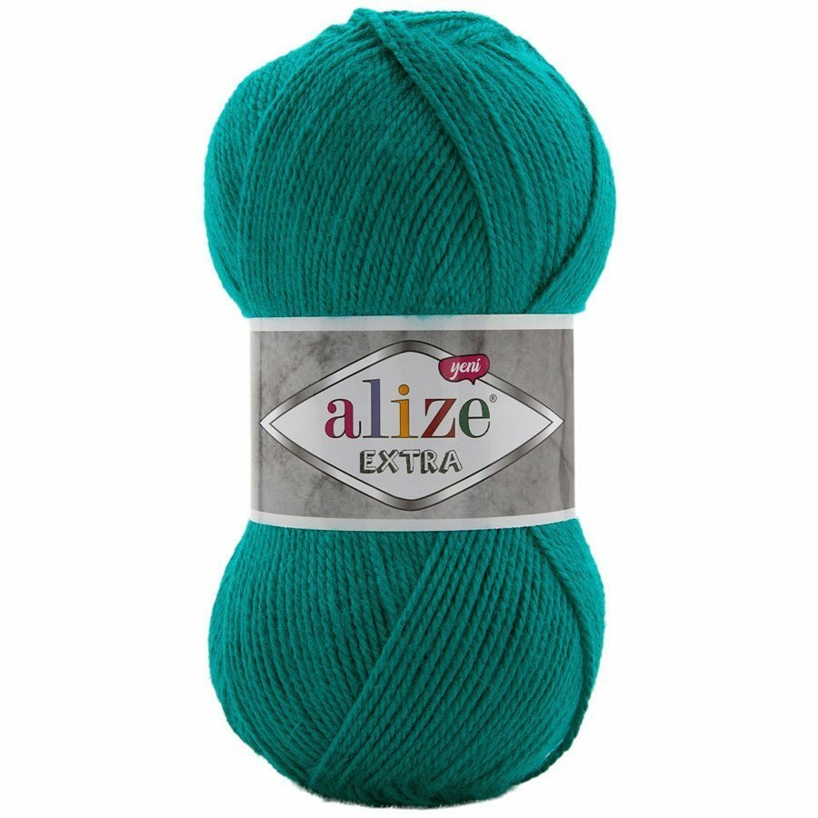 Пряжа Alize EXTRA 64 т. изумруд (5 мотков)