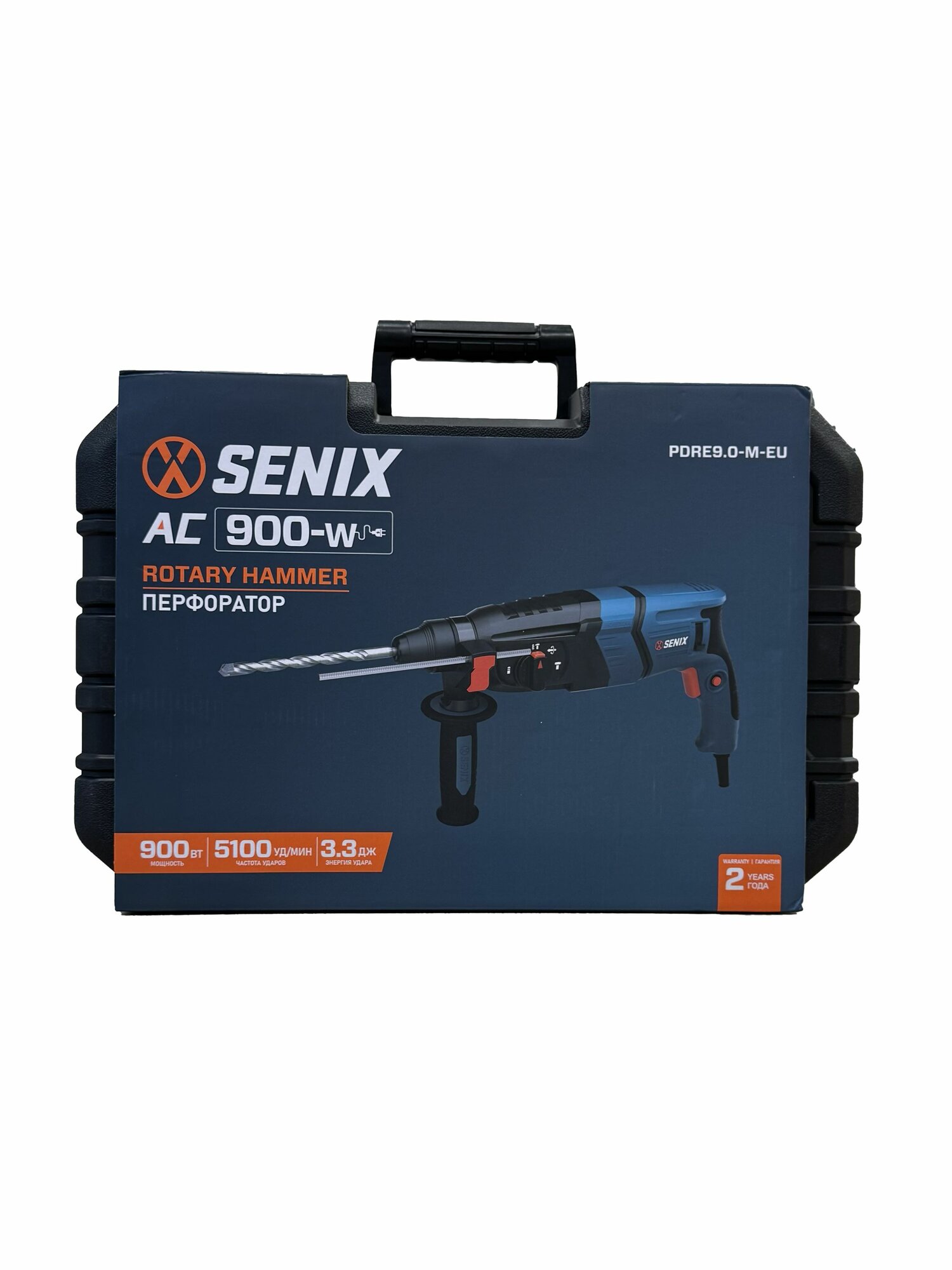 Перфоратор сетевой SDS-plus SENIX PDRE9.0-M-EU, 900 Вт, 3.3 Дж, кейс