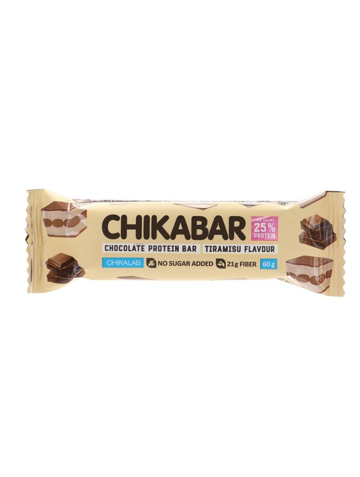 ТМ "CHIKALAB" Батончик глазированный с начинкой со вкусом "Тирамису" 60 г 10039414