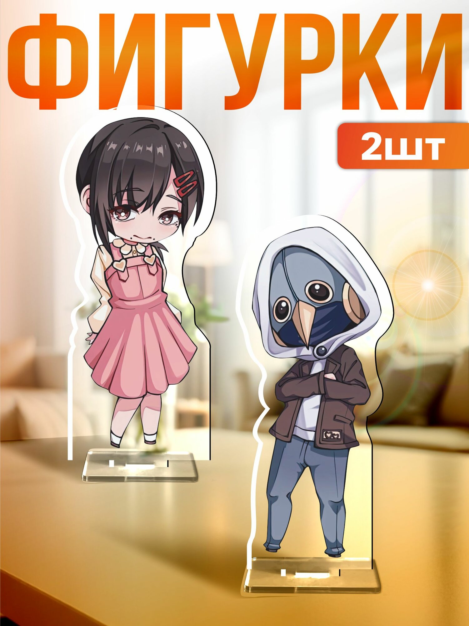 Акриловые фигурки набор аниме человек бензопила кобени