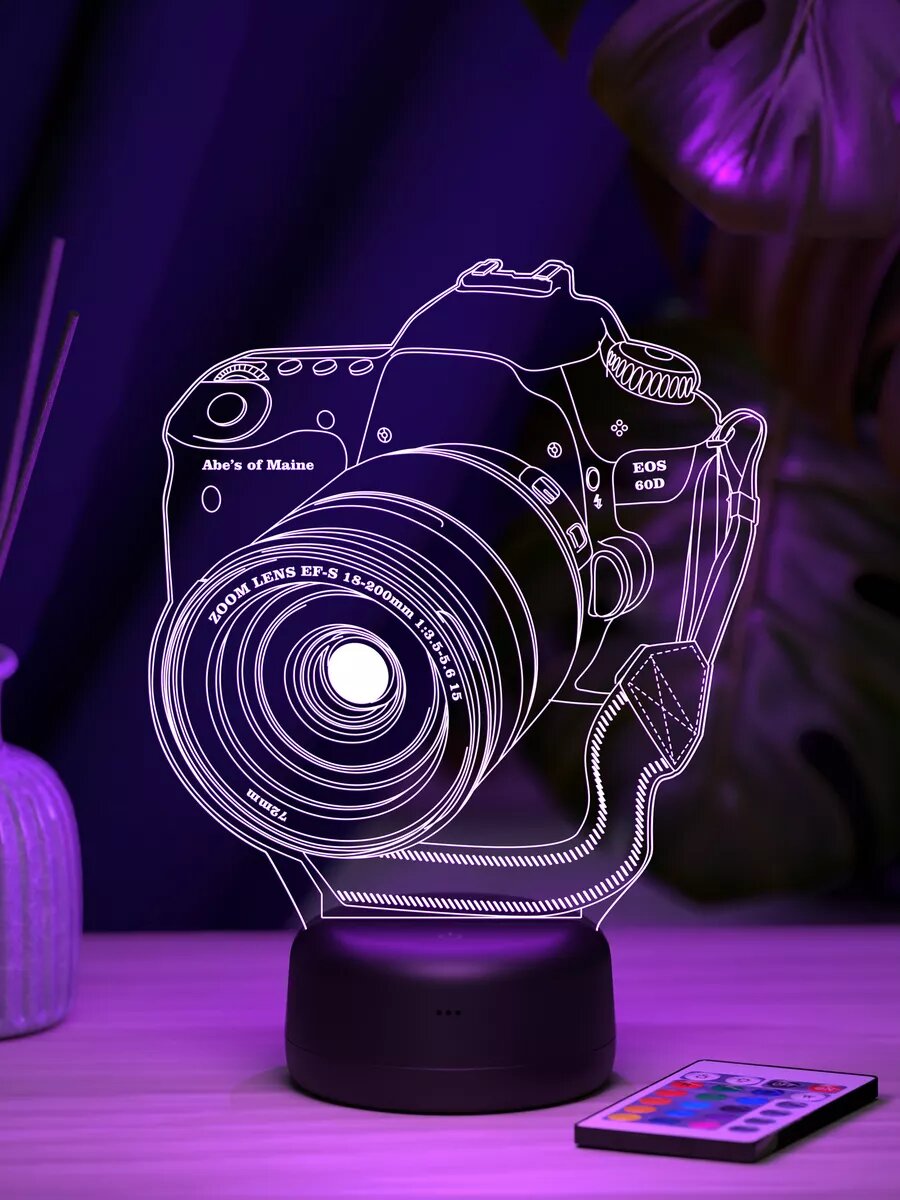 Ночник подарок Фотоаппарат
