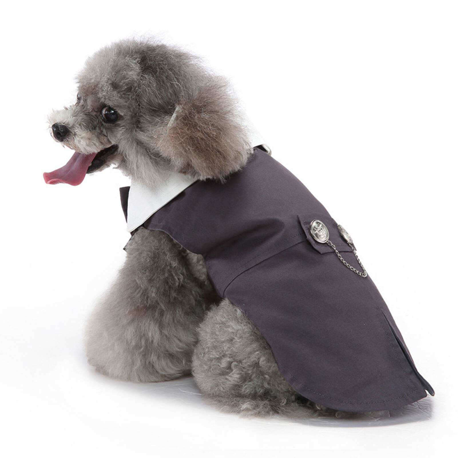 Формальная одежда для собак Классический смокинг Стиль Легкий удобный костюм с галстуком-бабочкой для собаки для свадебной вечеринки M