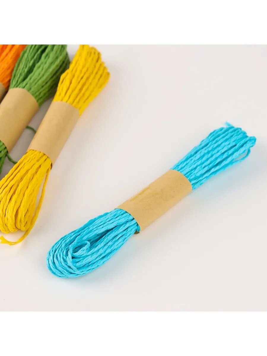 Яркий набор рафии для творчества