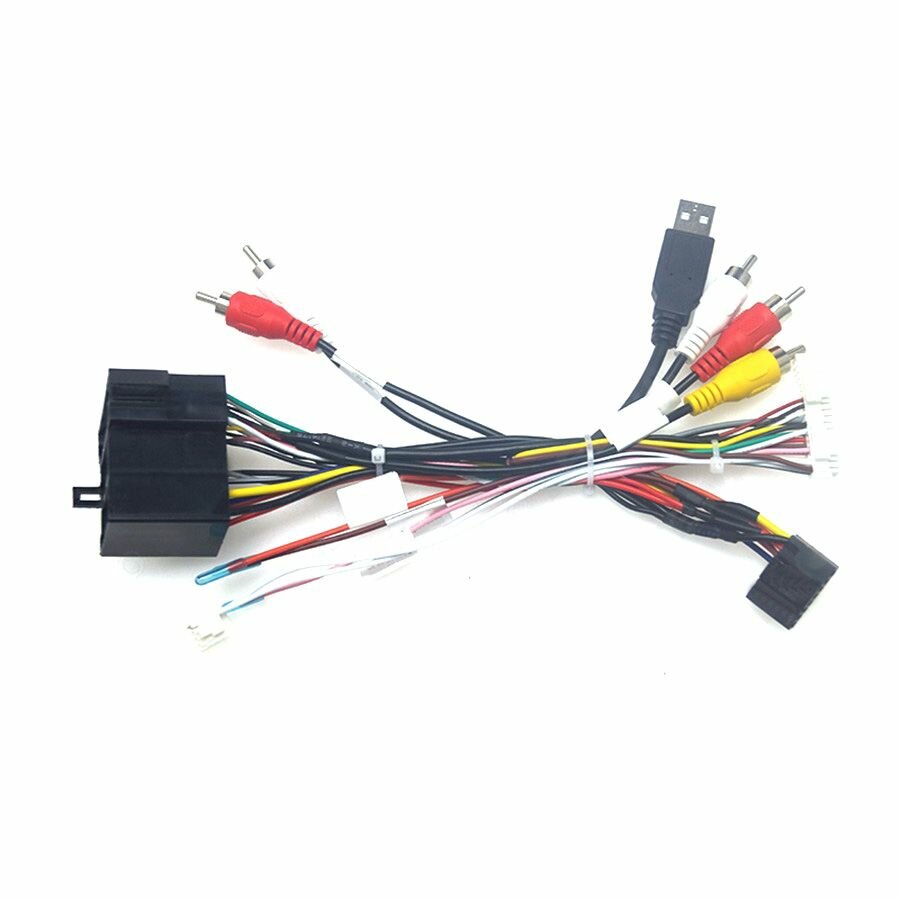 16-контактный кабель питания автомобильной магнитолы с блоком canbus для kia sorento 2010-11 cerato 10-12