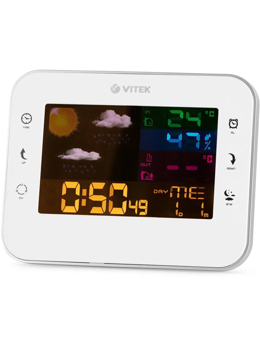 Погодная станция VT-6412 черный