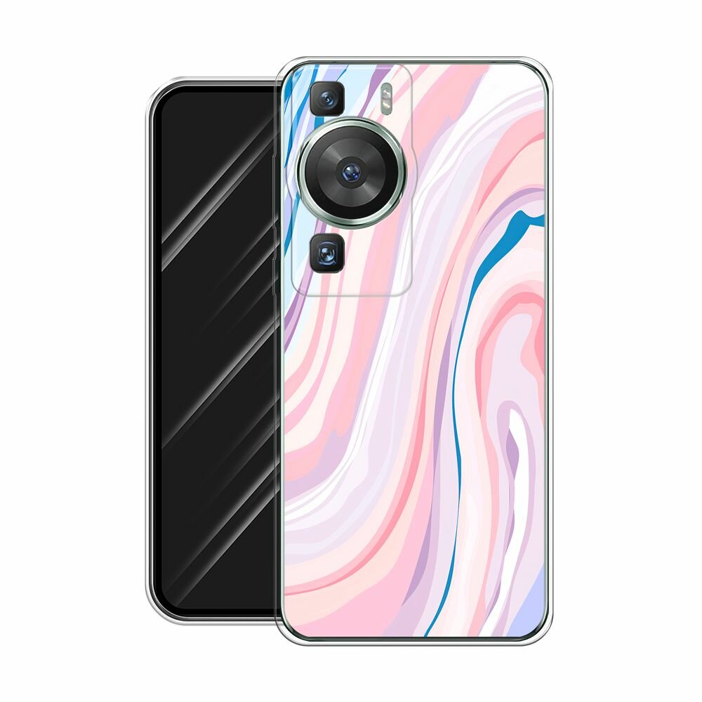 Чехол на Huawei P60/P60 Pro / Хуавей P60/P60 Про с принтом Слои краски — фото 1