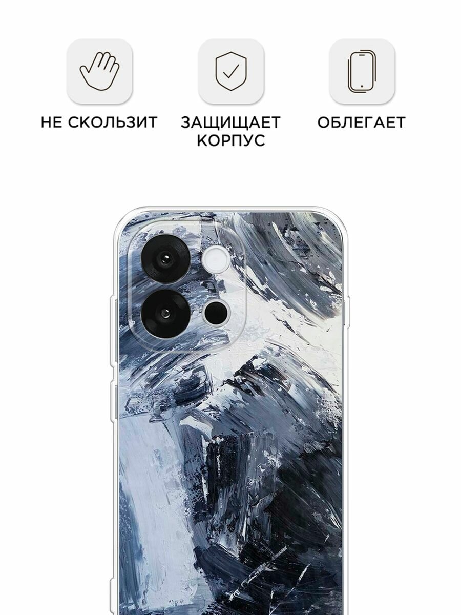 Чехол на OnePlus 13T / Ван Плас 13Т с принтом "Абстракция живопись" — фото 1