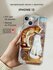Чехол на Apple iPhone 13 / Айфон 13 с принтом "Влюбленные котики 1"