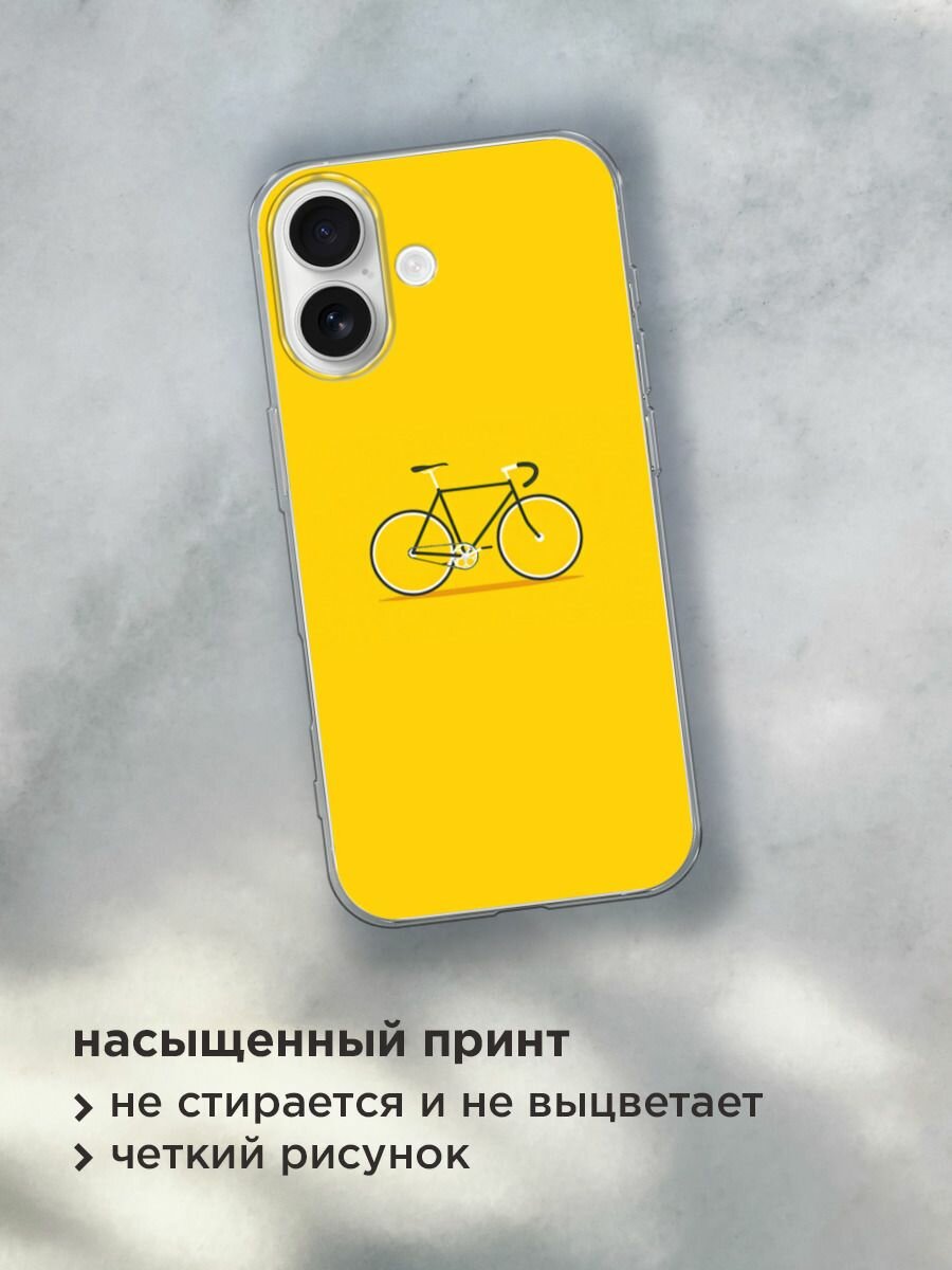 Чехол на Apple iPhone 17 / Айфон 17 с принтом "Хобби велосипед 1" — фото 1