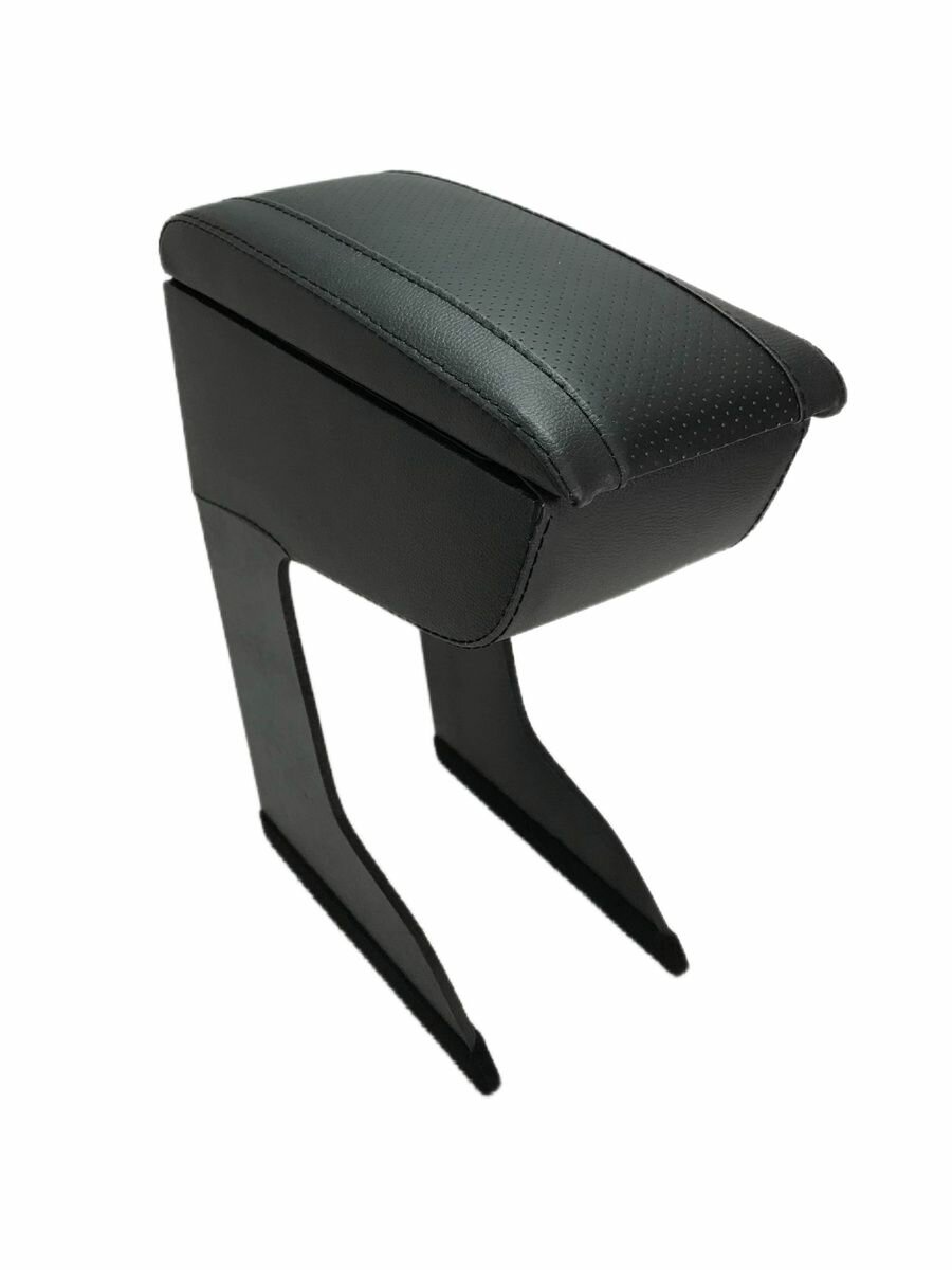 Подлокотник Nissan almera кожаный (черный, перфорированная крышка) для ниссан альмера