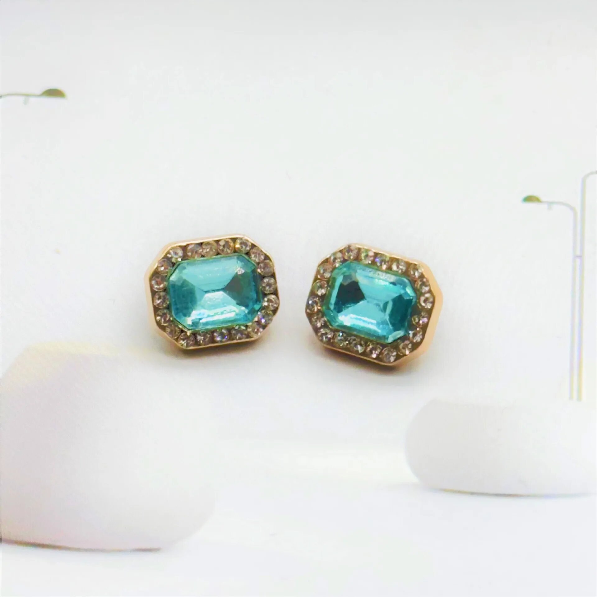 Декоративные металлические пуговицы 10 шт. 12,5 мм, Cyan, 12.5mm