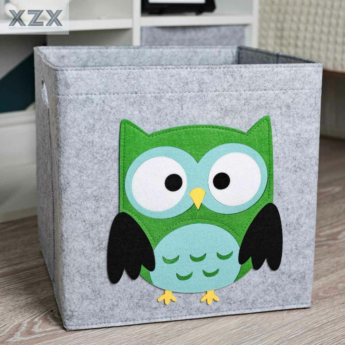 Контейнер коробка для хранения игрушек, корзина органайзер для детских вещей, ящик для игрушек, короб стеллажный размер 30х30х30 см.