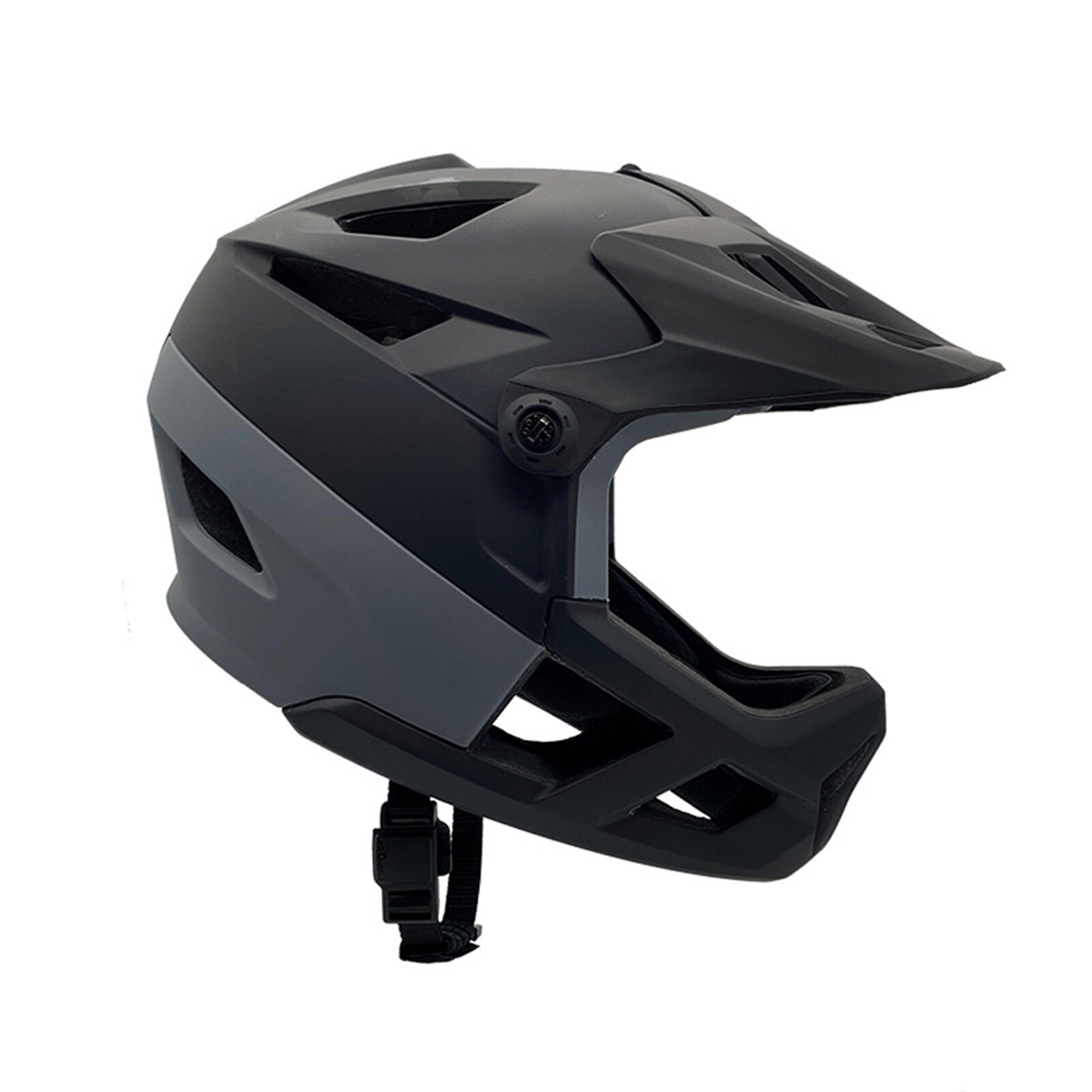 Полнолицевой шлем для горного велосипеда для мужчин и женщин, шоссейный велосипедный шлем, легкий, с регулируемым козырьком и отверстием для очков, размер 55-59 см, ударопрочный велосипедный шлем