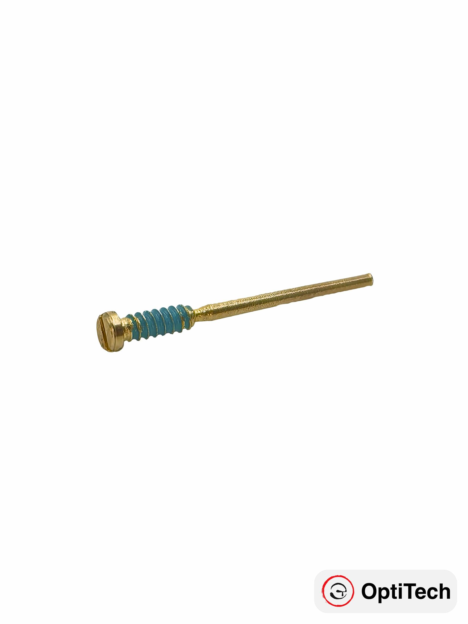 Винты-саморезы 1.4x4.8 для очков, с обламывающимся кончиком, золотистые, с уплотнителем, 10 шт.