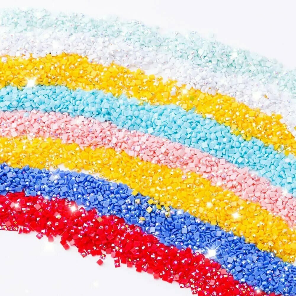 Алмазная мозаика Ирис, полная укладка, смола AB