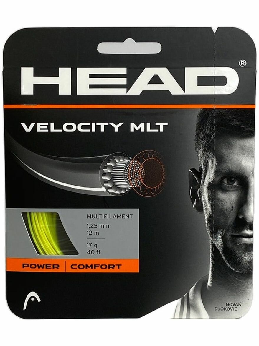 Струны для ракетки Head MLT (set) 17YW Унисекс желтый 100% полиэстер