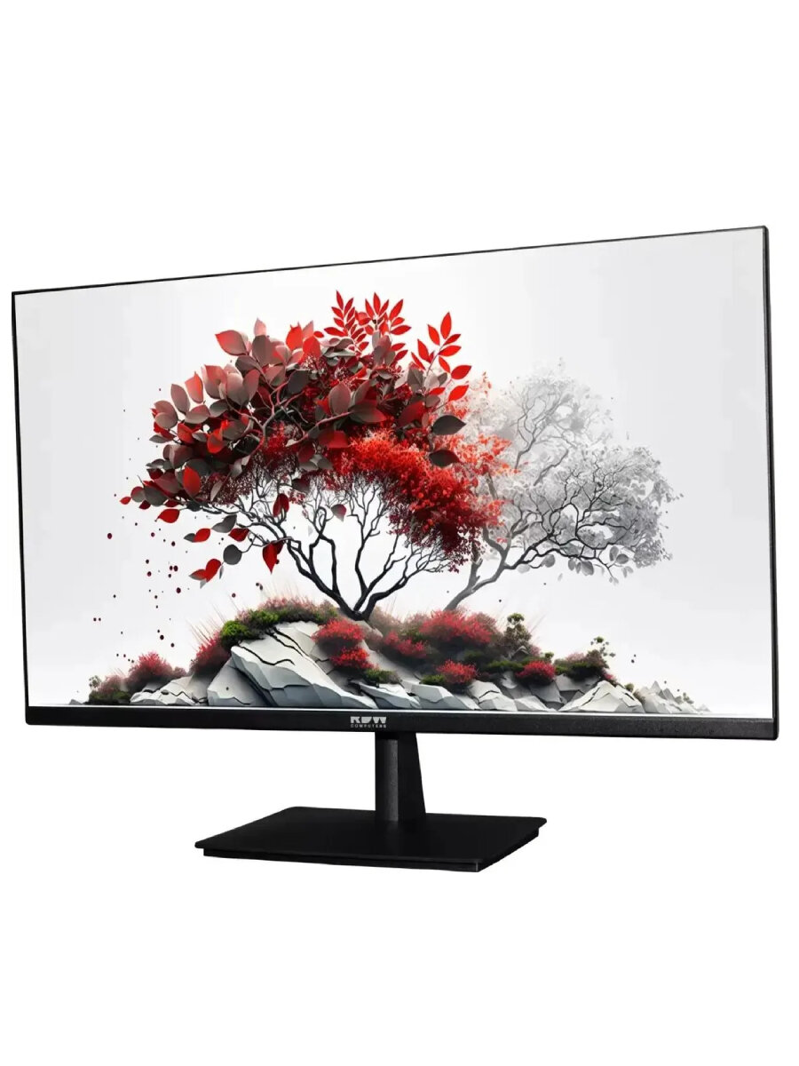 Монитор 27" RDW Computers RDW2707 IPS 3840x2160, 60 Гц, 1 мс, 16:9, 300 кд/м², VGA, 2xHDMI 2.1, DP 1.4, USB-C (65 Вт), USB Hub (4x USB 3.2), 3.5 Jack, динамики (2x3 Вт), FreeSync, G-Sync Compatible, Pivot, регулировка по высоте, VESA 100x100, черный