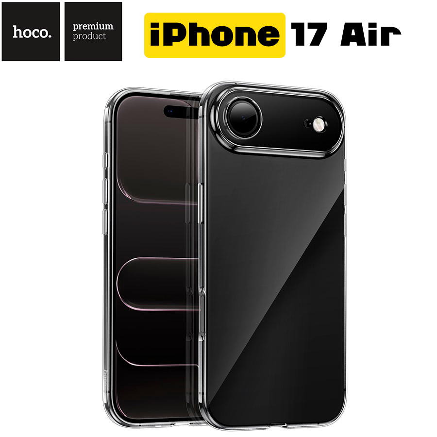 Чехол-накладка HOCO Creative Case iPhone 17 Air, силиконовый, прозрачный