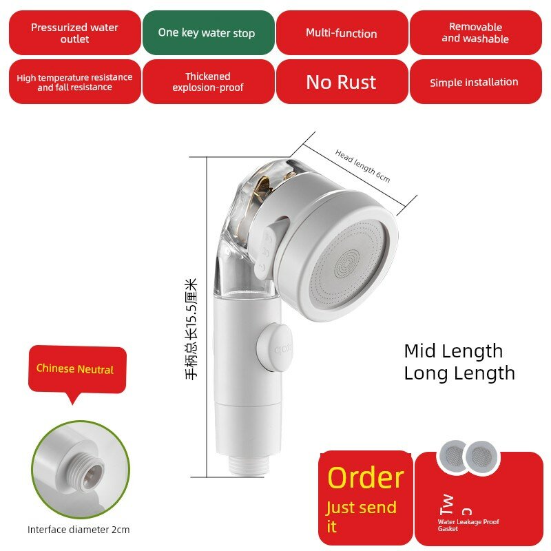 Насадка для душа для ванны, детский душ, детский шампунь с турбонаддувом, мини-маленькая насадка, детский смеситель для