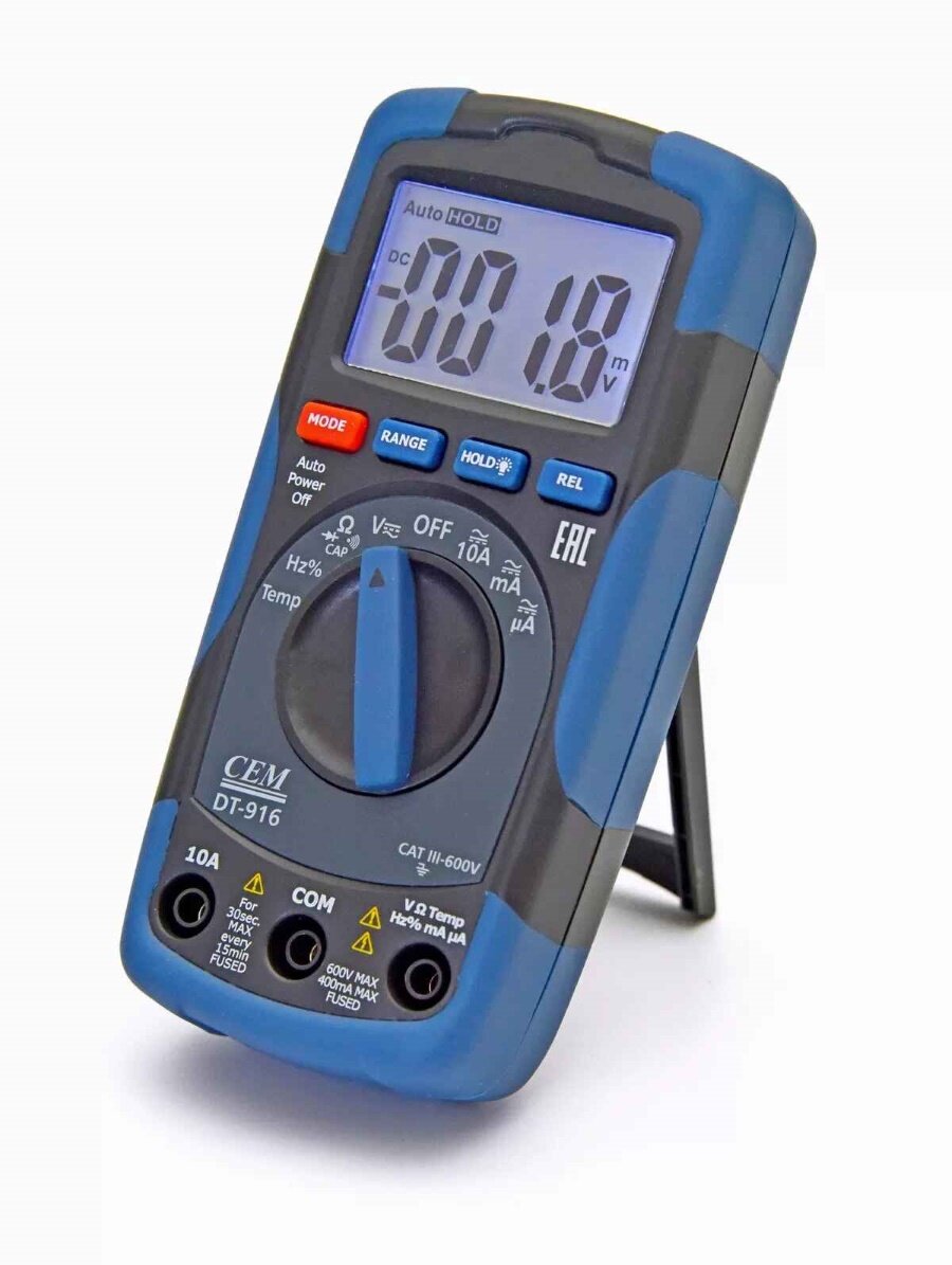 DT-916, Мультиметр цифровой, CEM
