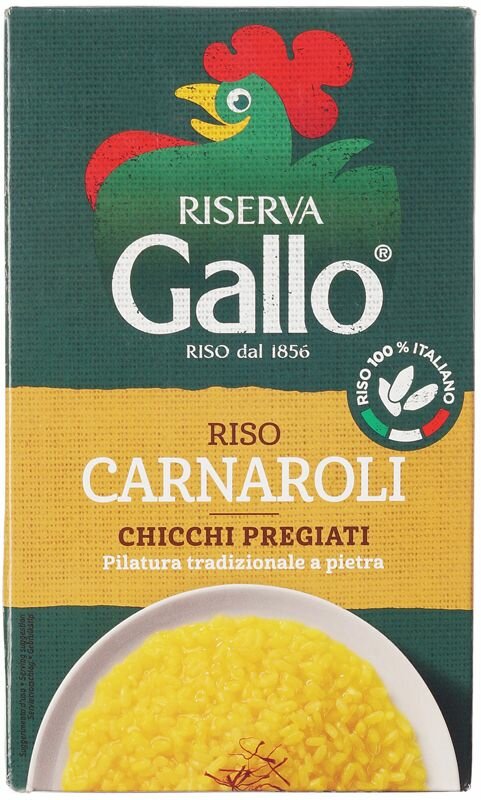 Рис шлифованный длиннозерный Карнароли Riso Gallo 1кг