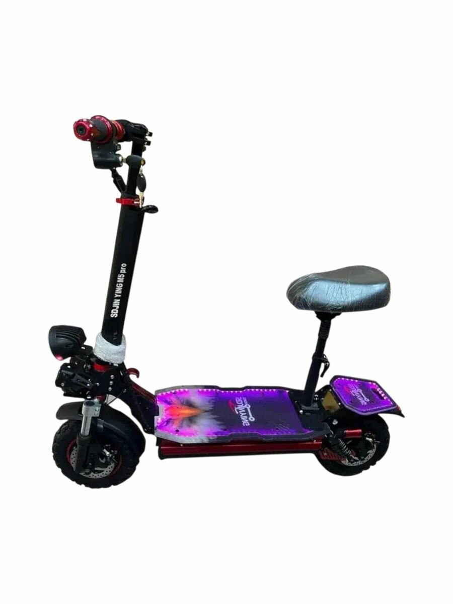 Электросамокат ZVBike M5 PRO, складной, с сиденьем, черный, 48В, 21 Ач