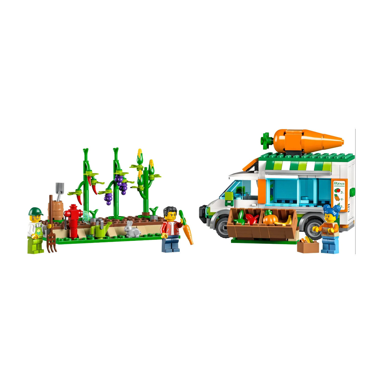 LEGO City Collection Мобильный грузовик фермы Пластиковые конструкторы 301 600 шт. 60345