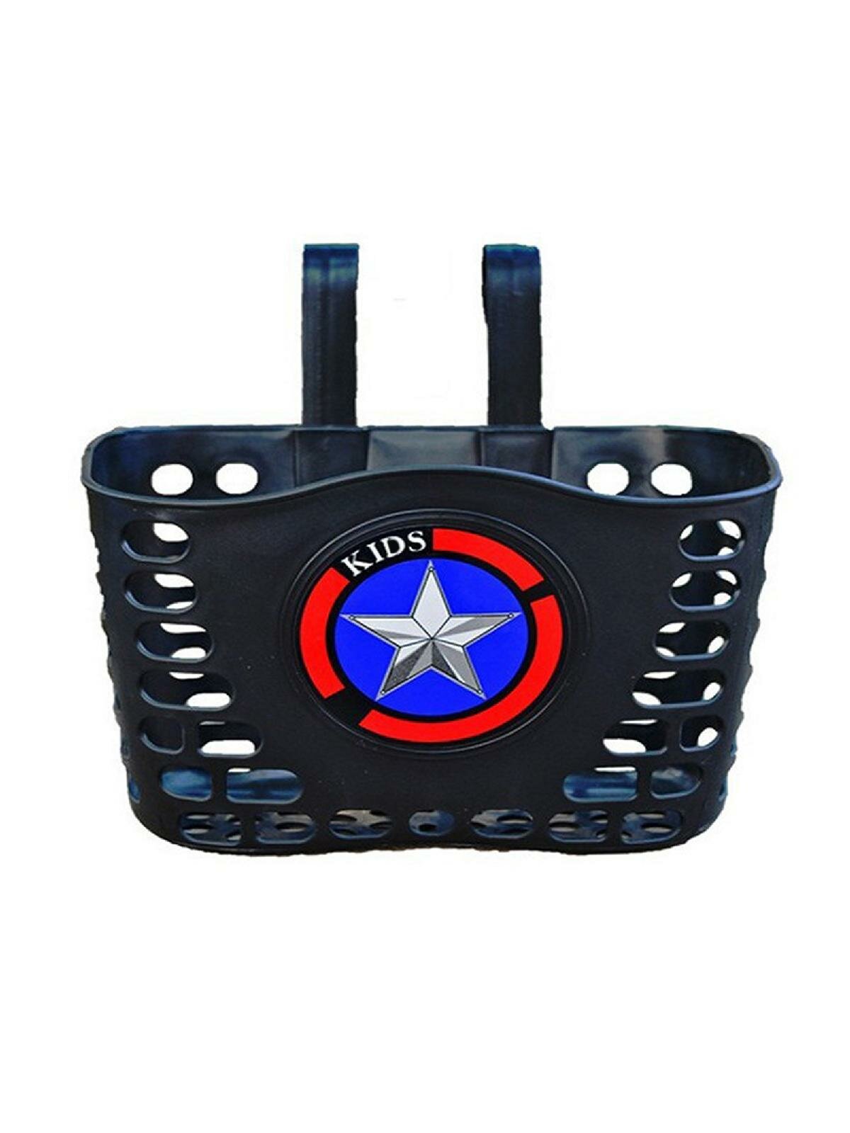 Простая корзина для детского велосипеда Легкая Корзина для хранения передних рулей