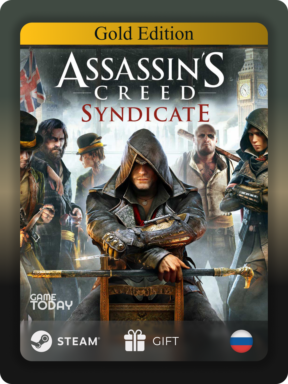 Assassin's Creed Syndicate Gold Edition | Игра в Steam | PC | Steam Deck | Отправка подарком | Регион активации Россия