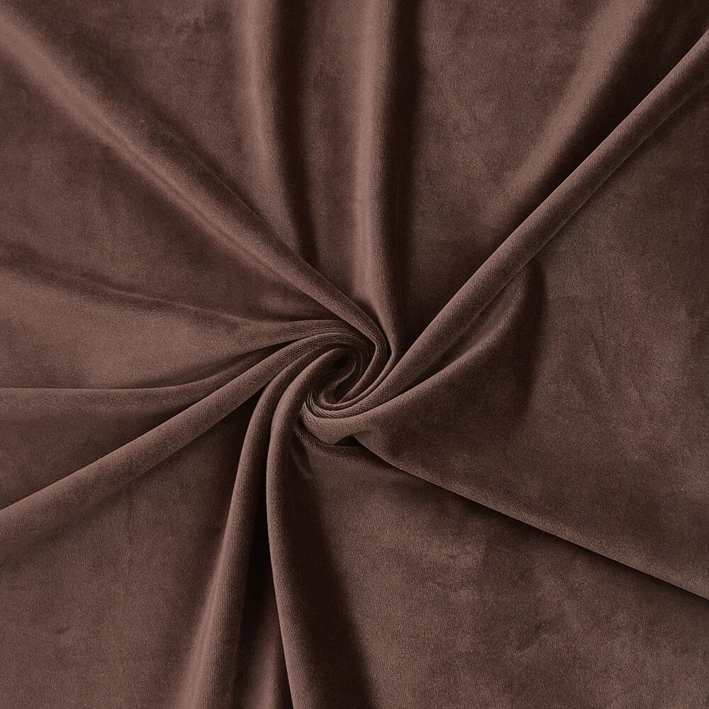 SEWBATO Эластичная плюшевая ткань минки 95% полиэстер 5% спандекс Бордовый, 160x50cm half meter, 115