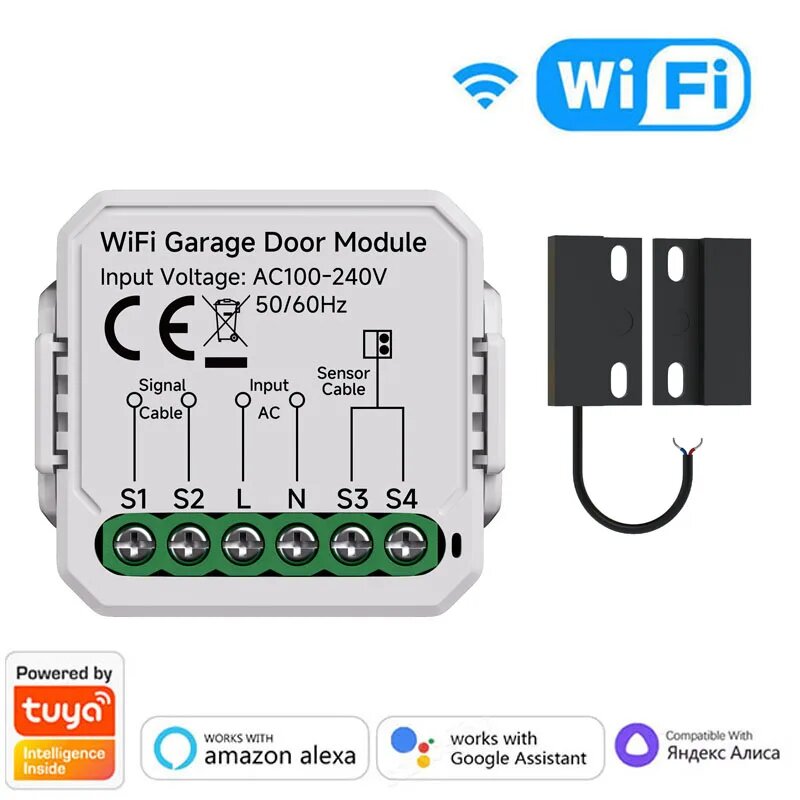 RNABAU умный модуль открытия гаражных ворот Zigbee