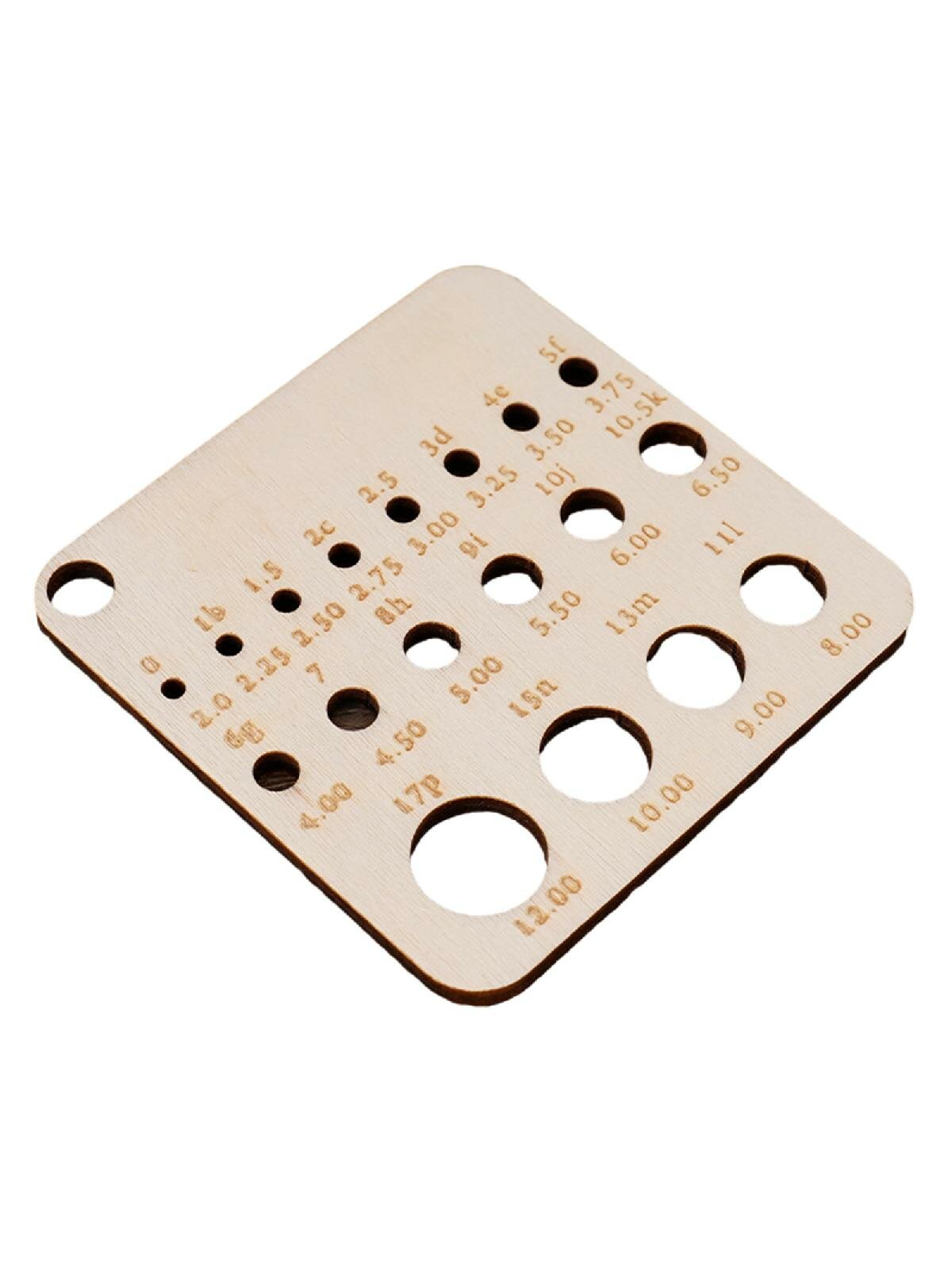 Линейка для вязания спицами Измерительный инструмент для вязания спицами