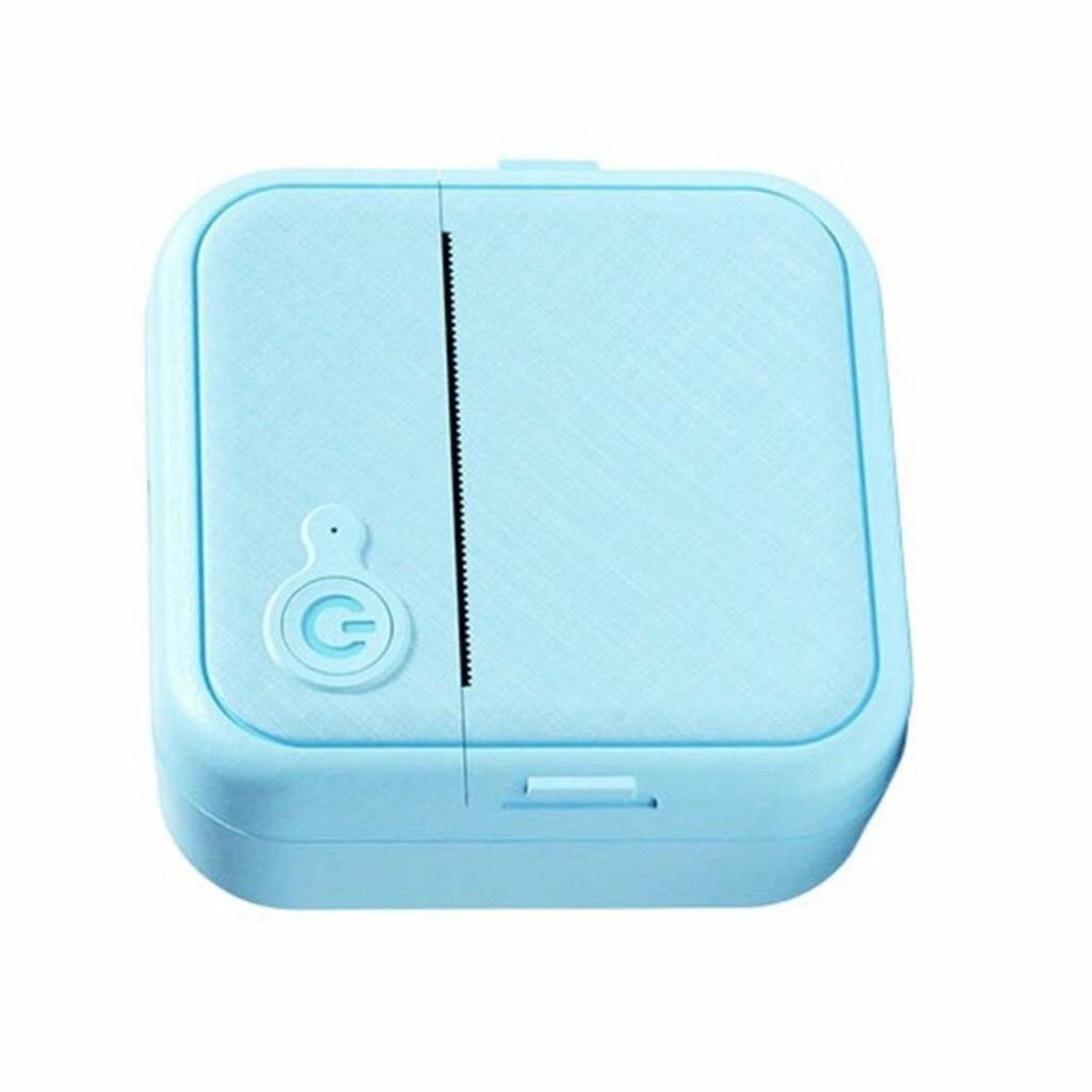 Беспроводной мини-принтер термоэтикеток для штрихкодов, Синий