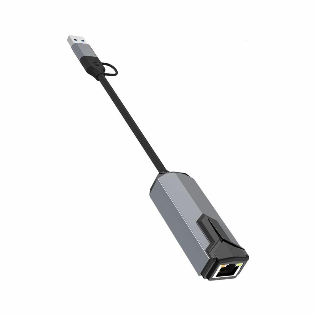 Адаптер USB-C RJ45 Gigabit, - 2500 Мбит/с