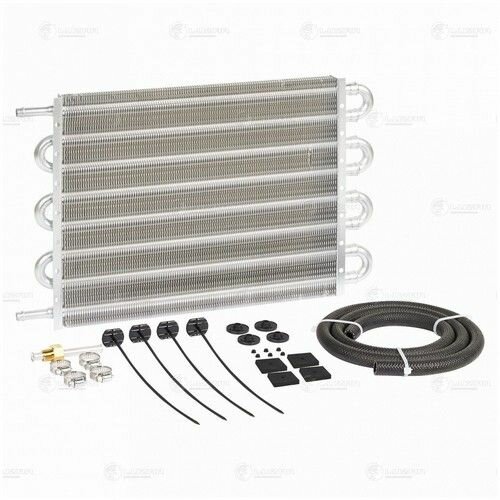 Радиатор масляный доп. АКПП для а/м с двиг. 2.5L-3.5L (сердц. 308*254*19) (универсальный), LUZAR LOC3115