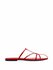 Босоножки Jil Sander Strappy flat sandals, размер 36, red