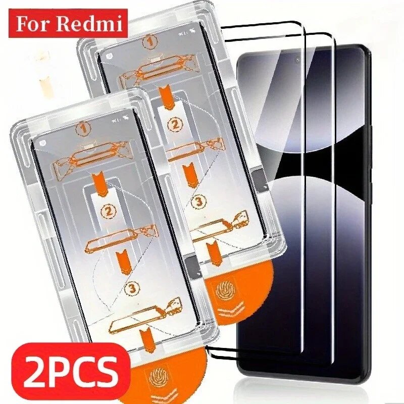 Защитное стекло 2 шт для Xiaomi Redmi Note 14