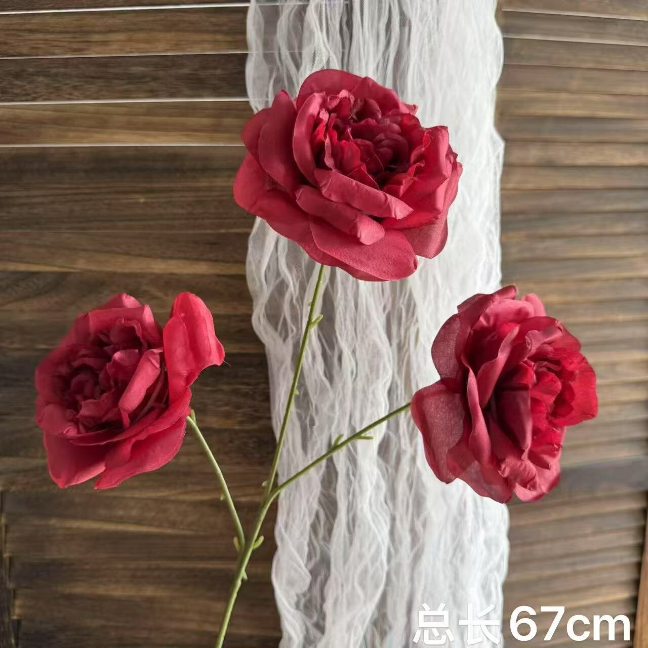 Красная серия искусственных цветов, китайское свадебное украшение, DIY цветочная композиция, искусственные цветы, наземная композиция, декоративные цветы для сцены