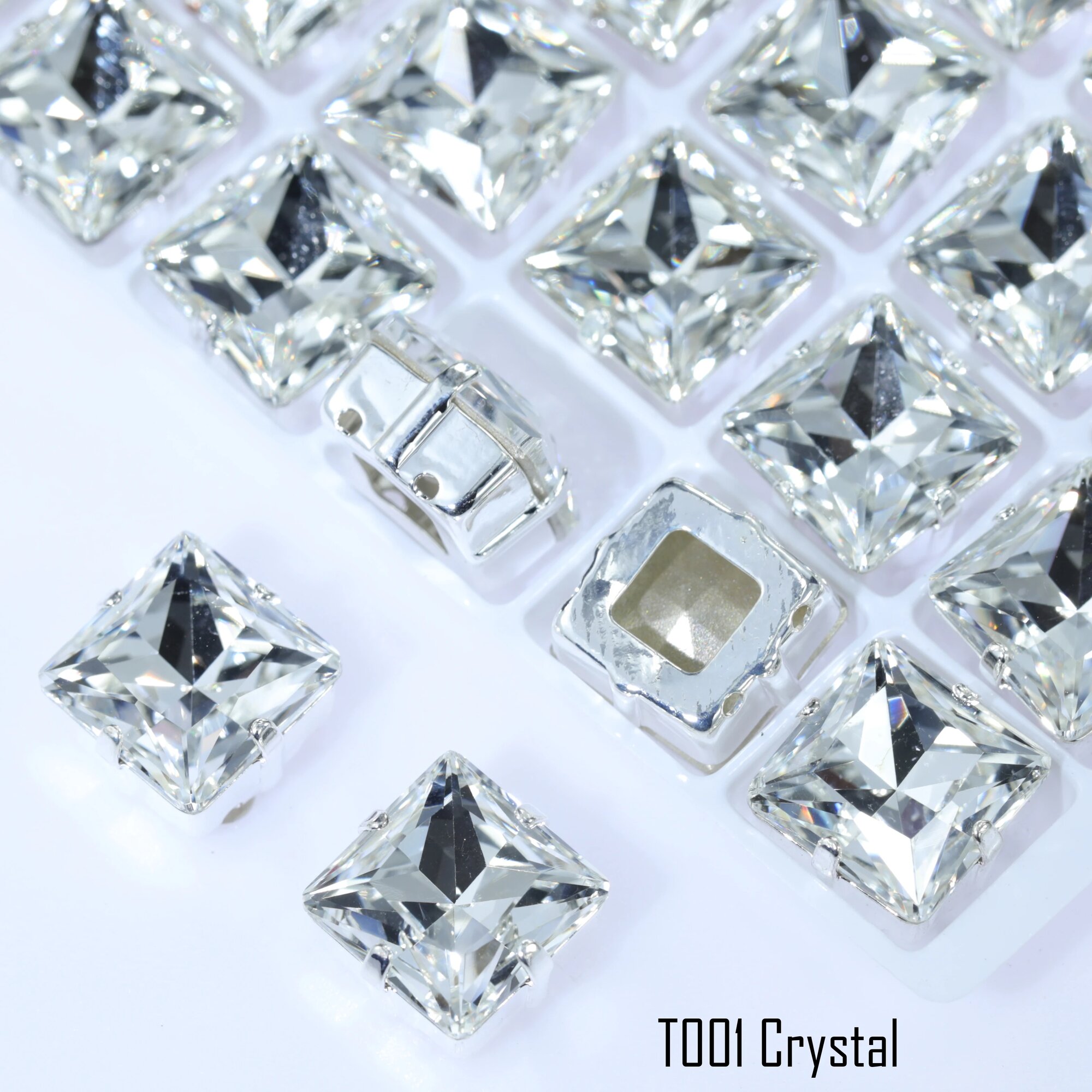 Кристаллы T001 Crystal, серебряные, Silver Claw