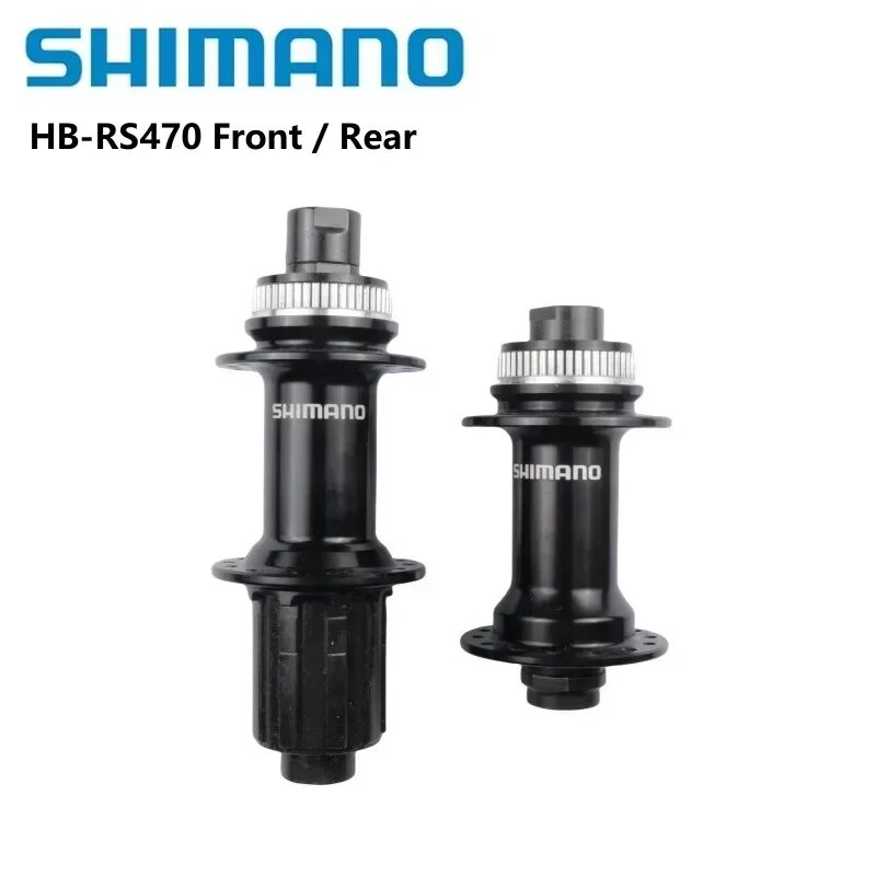 SHIMANO FH-RS470 задняя втулка дискового тормоза черная 10/11 скорости 28 отверстий Front and Rear