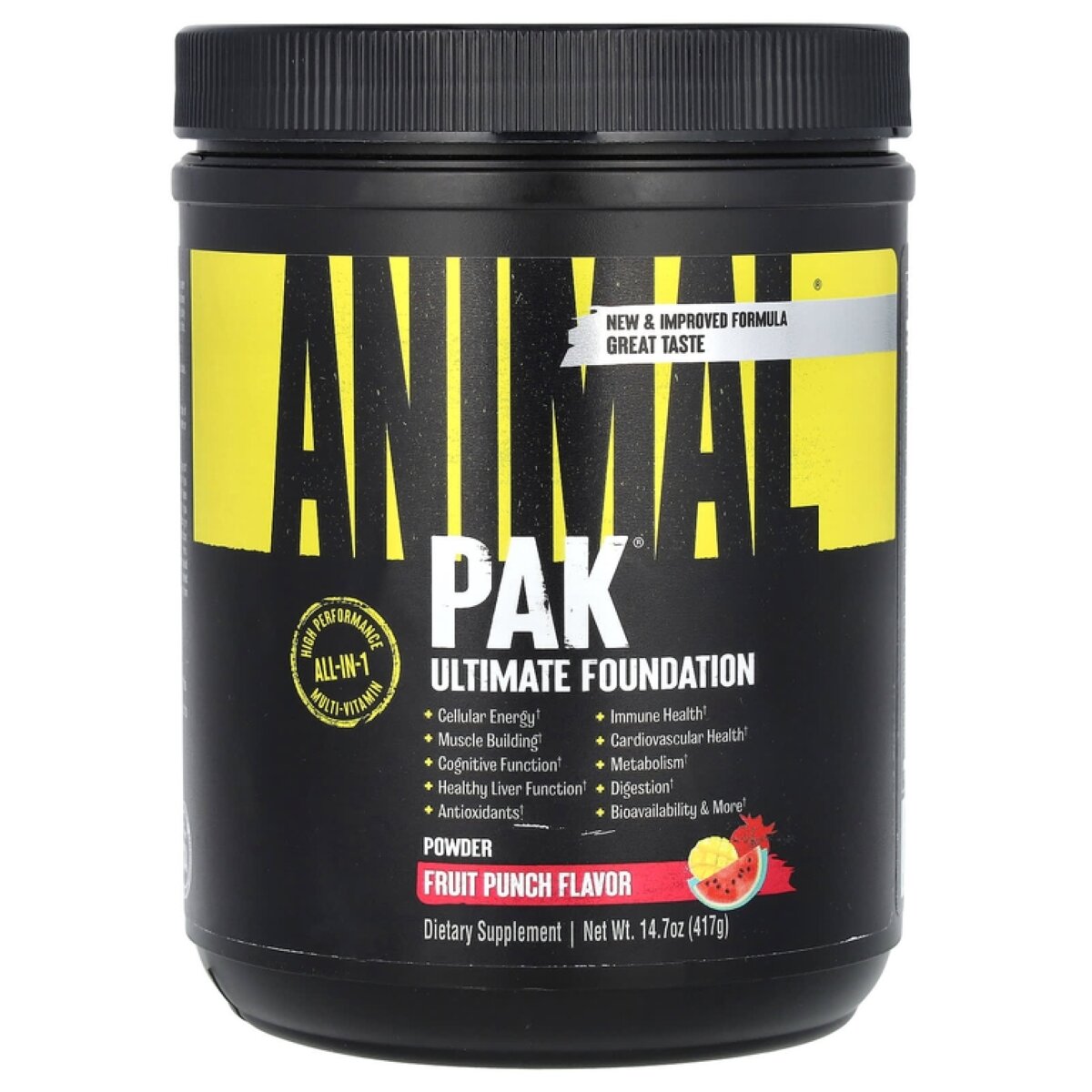Витаминно-минеральный комплекс Universal Animal Pak powder 417 гр, Фруктовый пунш