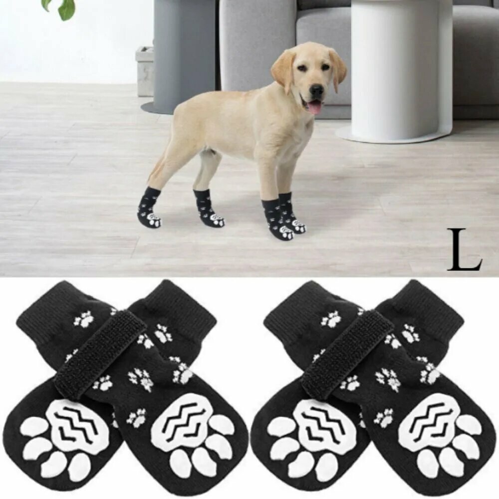 Носки бахилы для собак, Ботинки для собак, черный