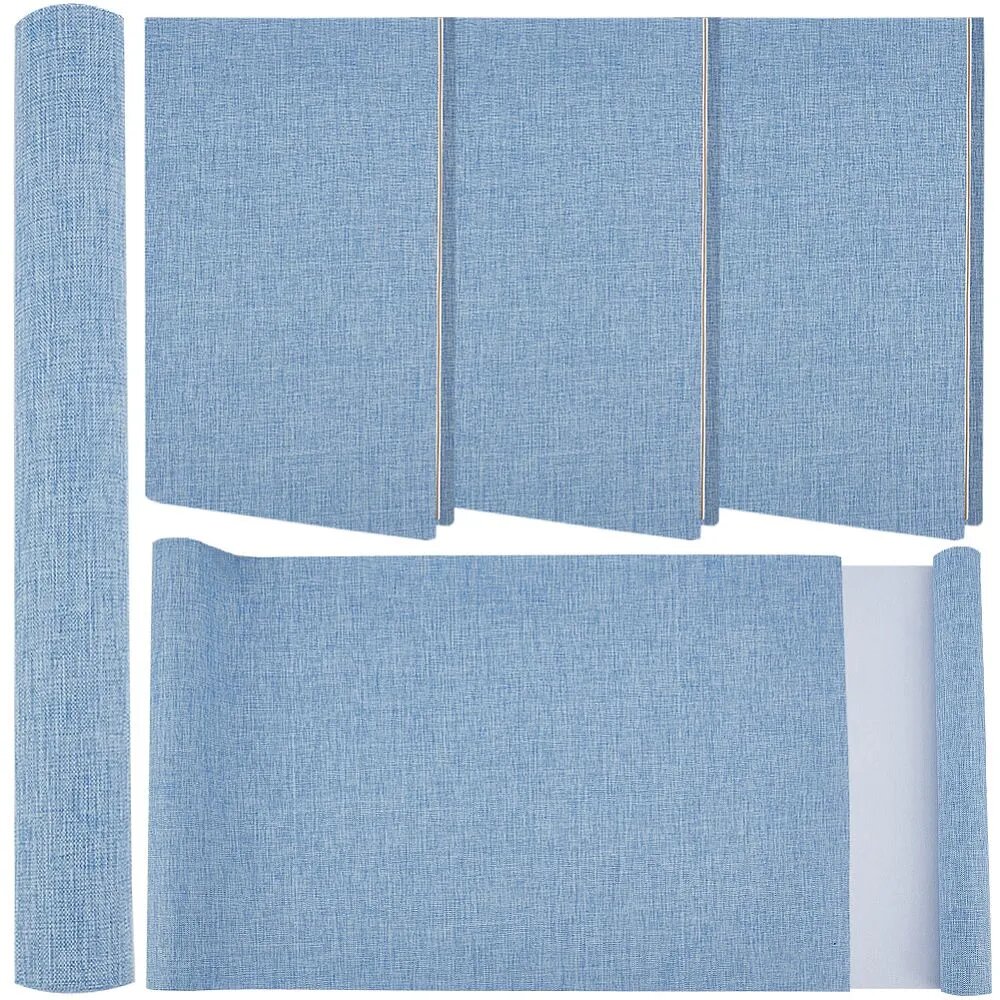 1 шт. имитация льняной ткани с бумажной основой для изготовления бархатной коробки для переплета книг