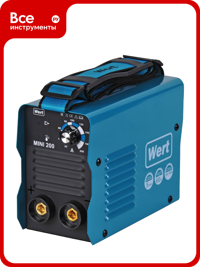 Сварочный инверторный аппарат WERT MINI 200 W1701.009.00 203958