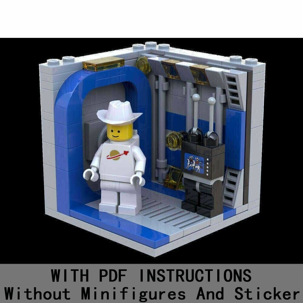 112шт. Конструктор Classic Space Cowboy Minifig Display Набор строительных блоков