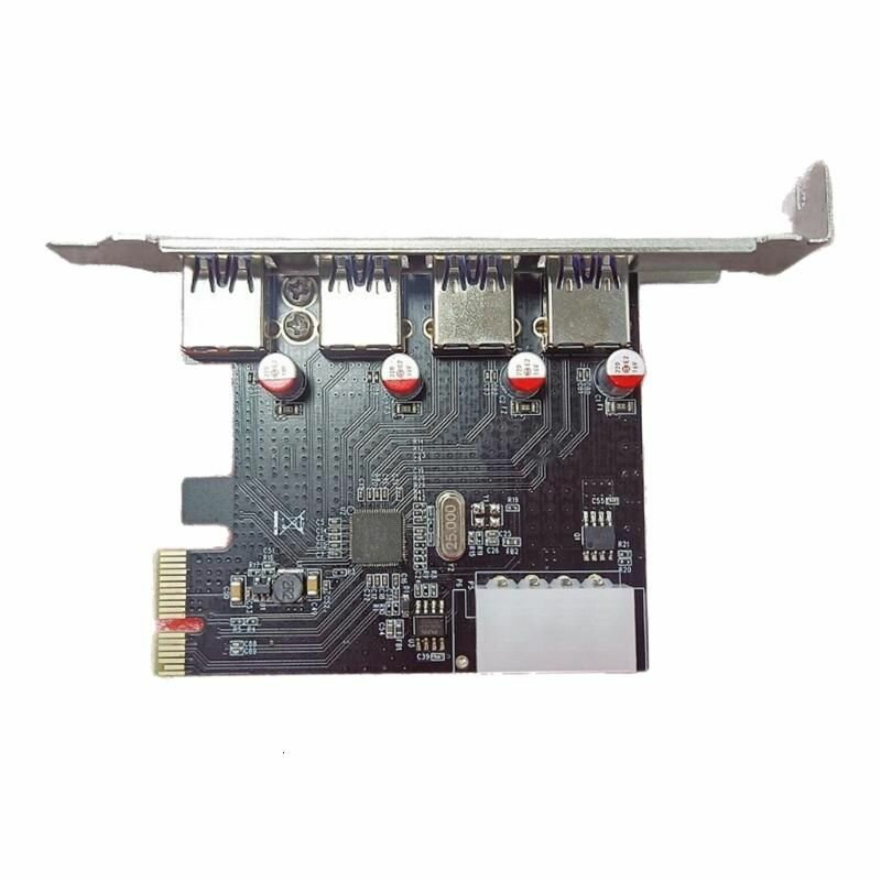 4-портовый USB 3.0 PCIe контроллер